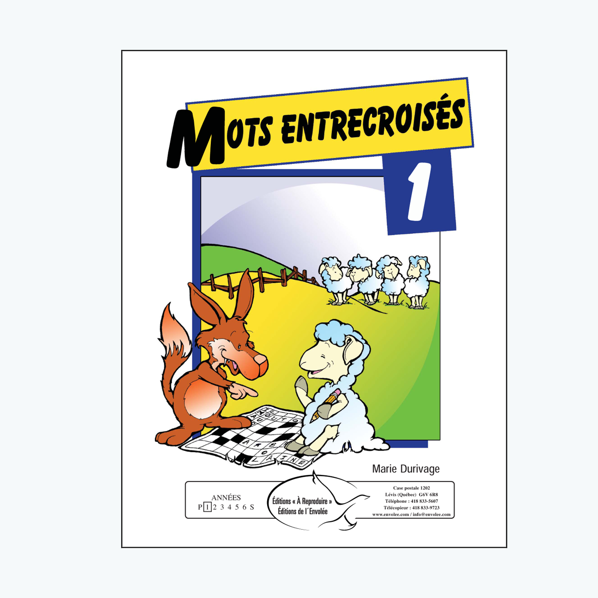 Éditions de l'Envolée - Mots entrecroisés 1 - en PDF