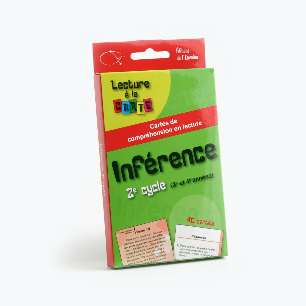 Éditions de l'Envolée - Lecture à la carte - Inférence 2