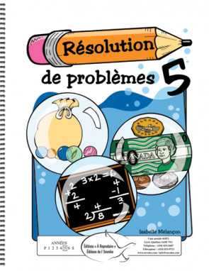 Éditions de l'Envolée - Math à la carte - Résolution de problèmes 5e année