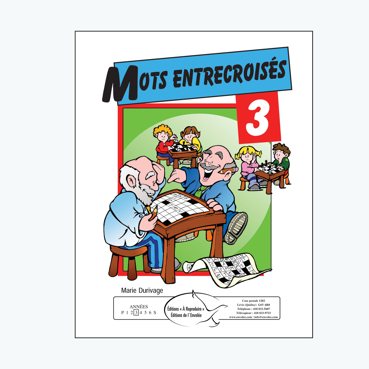 Éditions de l'Envolée - Mots entrecroisés 3 - en PDF